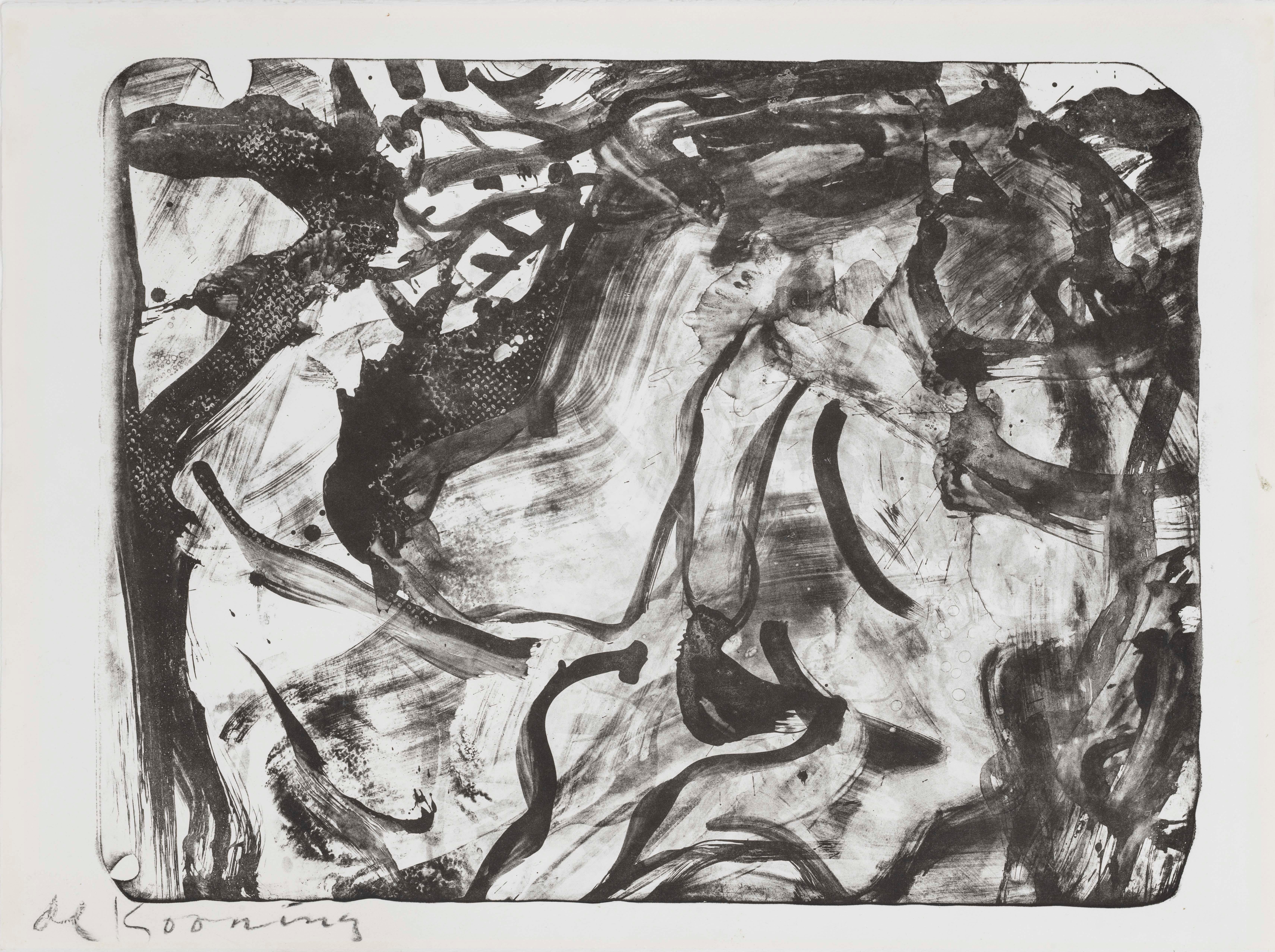 Willem de Kooning - Beach Scene For Sale at 1stDibs