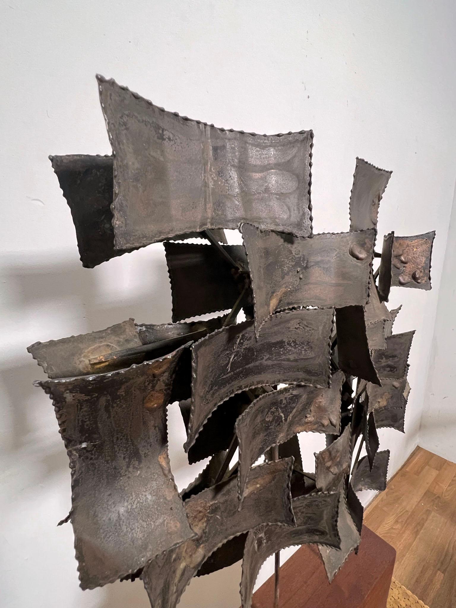 Willem DeGroot Brutalist Torch Cut Abstract Sculpture Ca. 1960s at 1stDibs