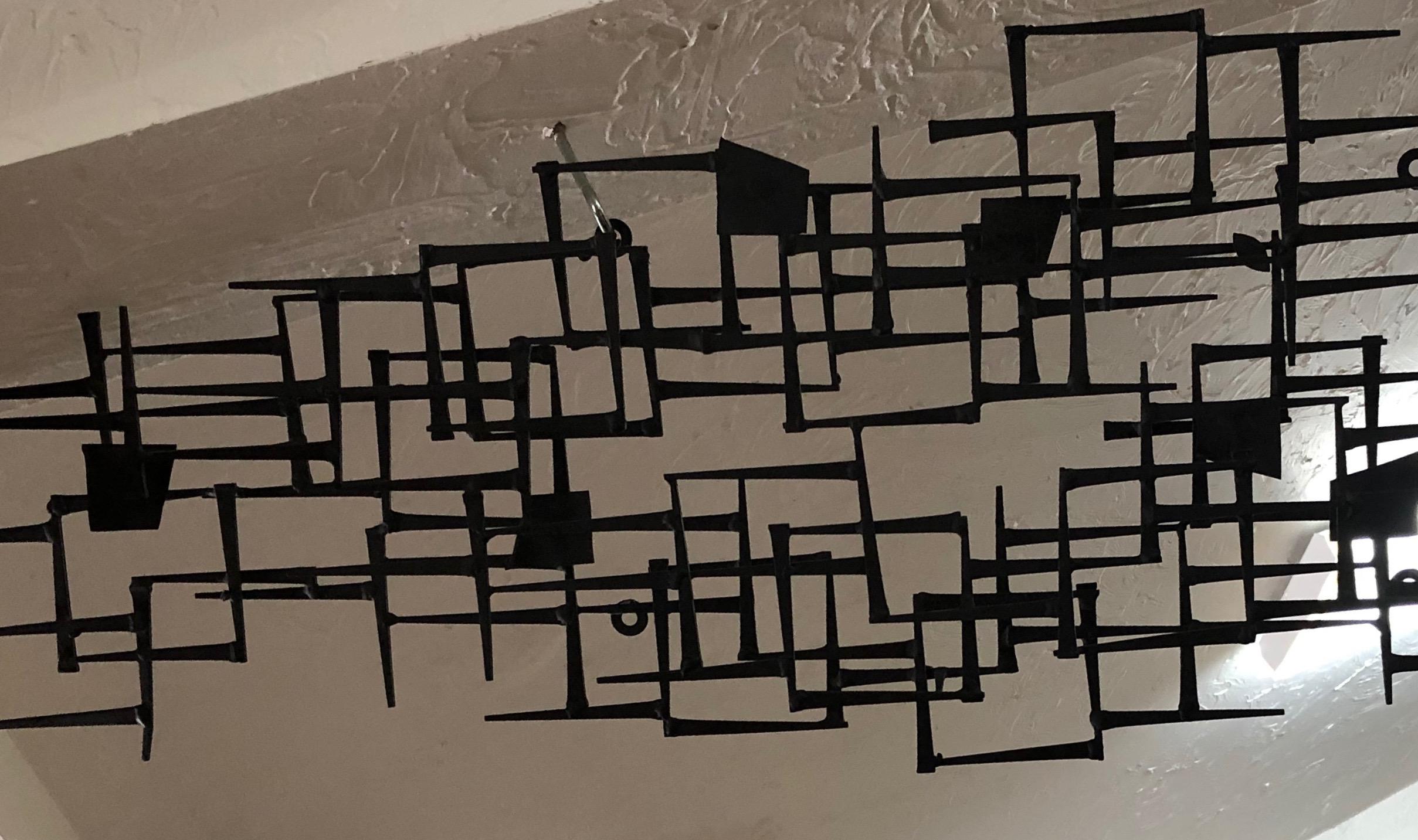 Willem DeGroot 'Netherlands, 20th Century' Brutalist Nail Wall ...