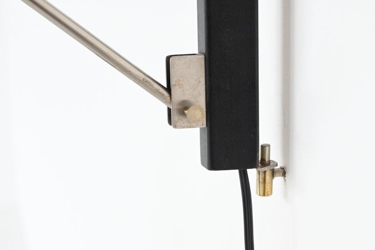 Willem Hagoort arc wall lamp Hagoort Lampen The Netherlands 1960 For ...