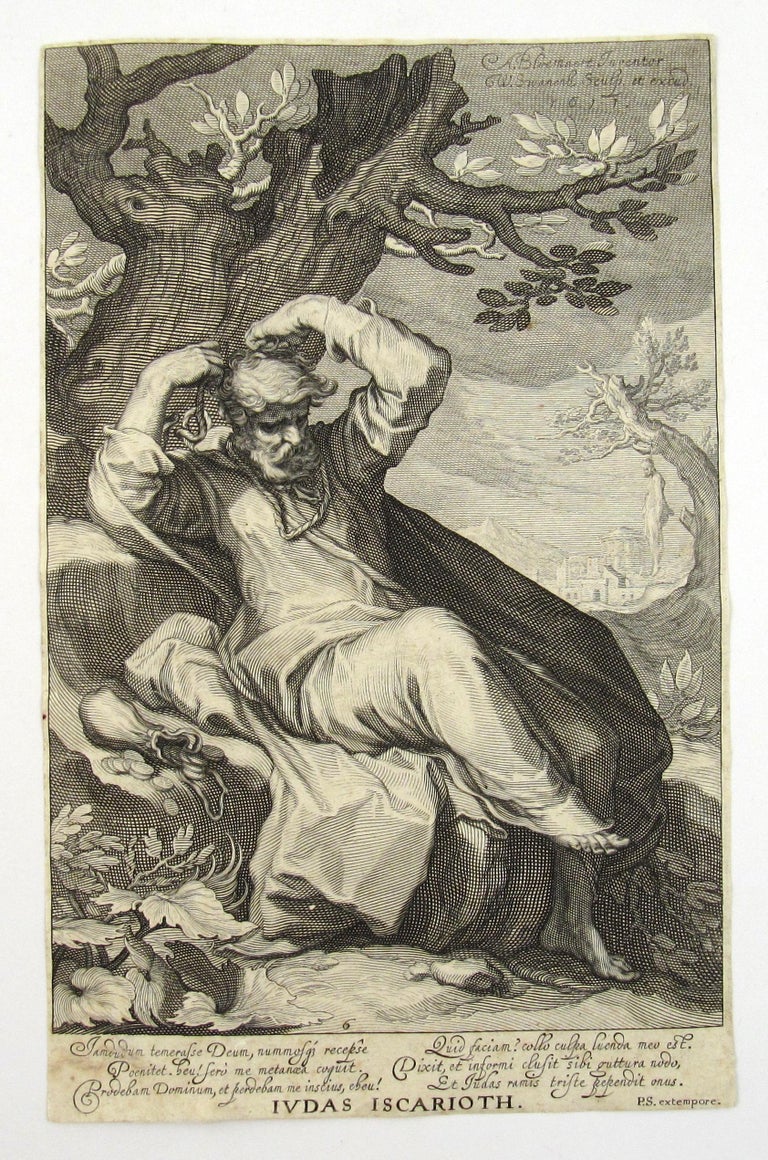 Willem van Swanenburg - Judas Iscarioth after Abraham Bloemaert (1564/ ...