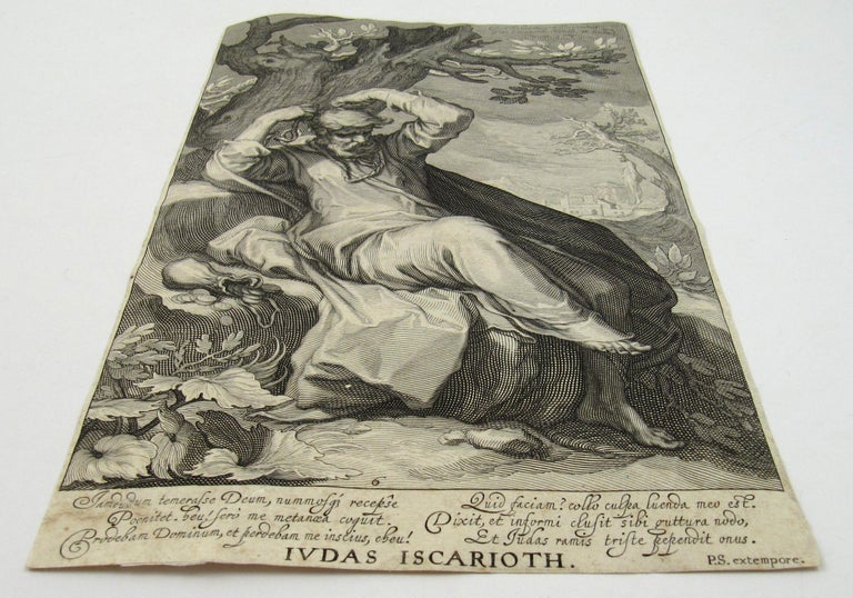 Willem van Swanenburg - Judas Iscarioth after Abraham Bloemaert (1564/ ...