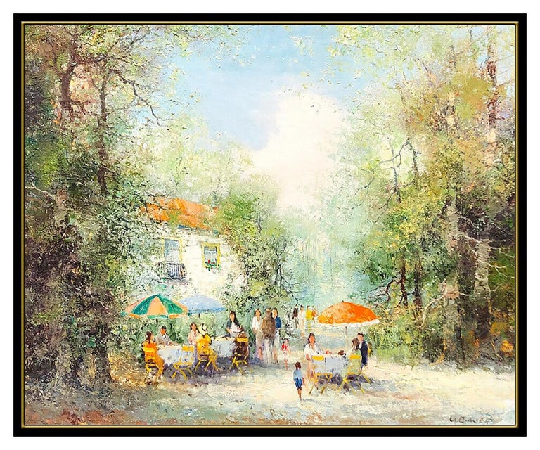 Willi Bauer - Willi Bauer Rare Oil Painting on Canvas Original ...