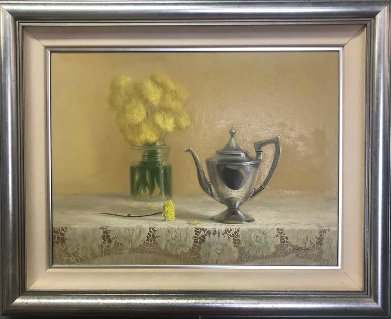 William Acheff - Still Life with Yellow Flowers at 1stDibs