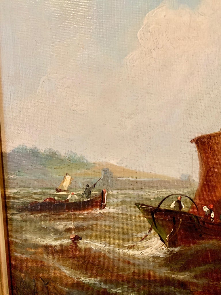 William Adolphus Knell 1 - English Victorian 19th century fishing boat ...