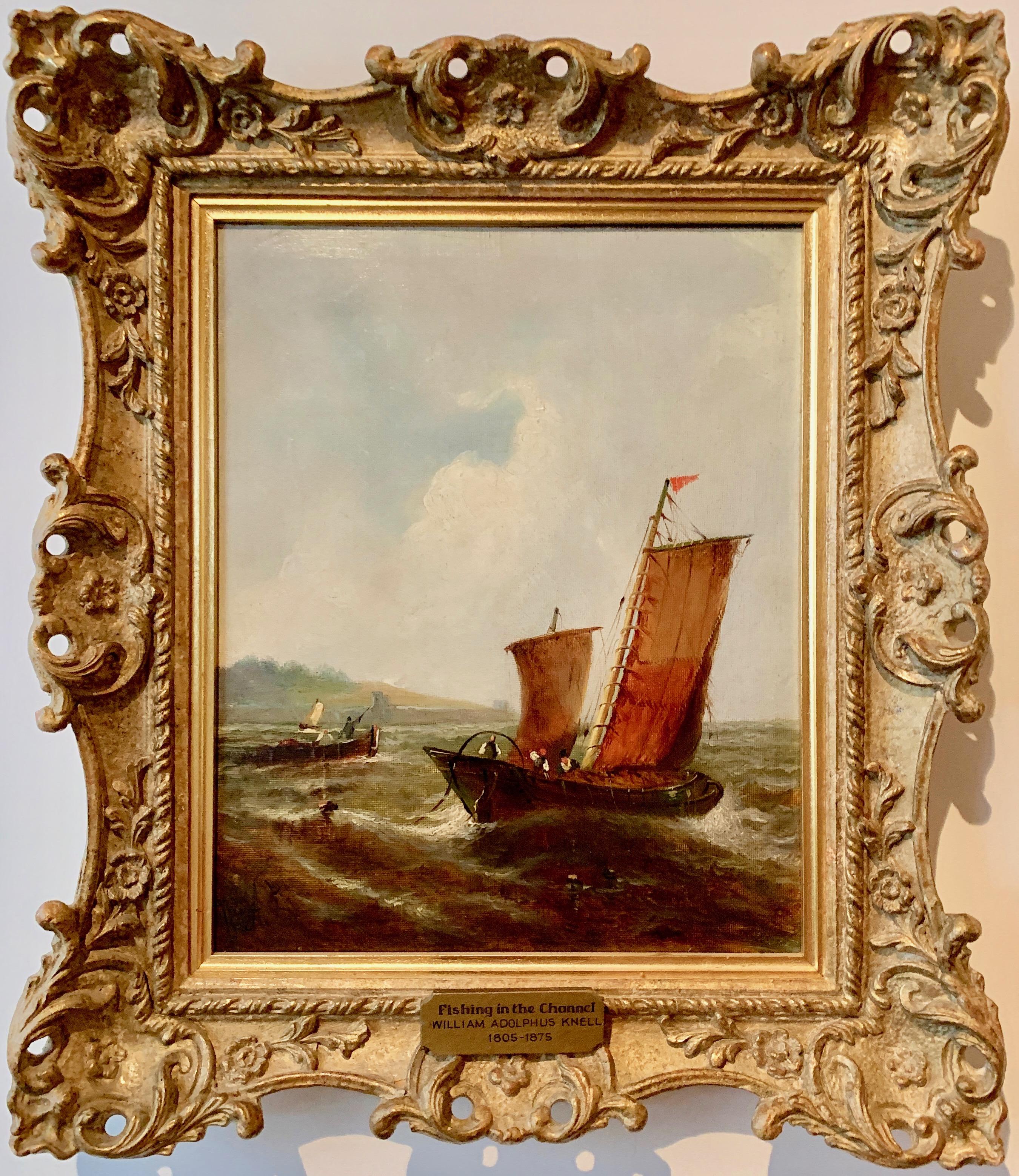 William Adolphus Knell 1 - English Victorian 19th century fishing boat ...