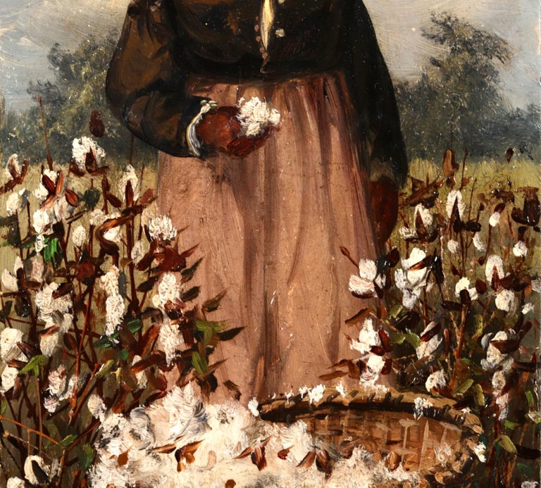 William Aiken Walker - A Cotton Picker - Realist Figurative Oil ...