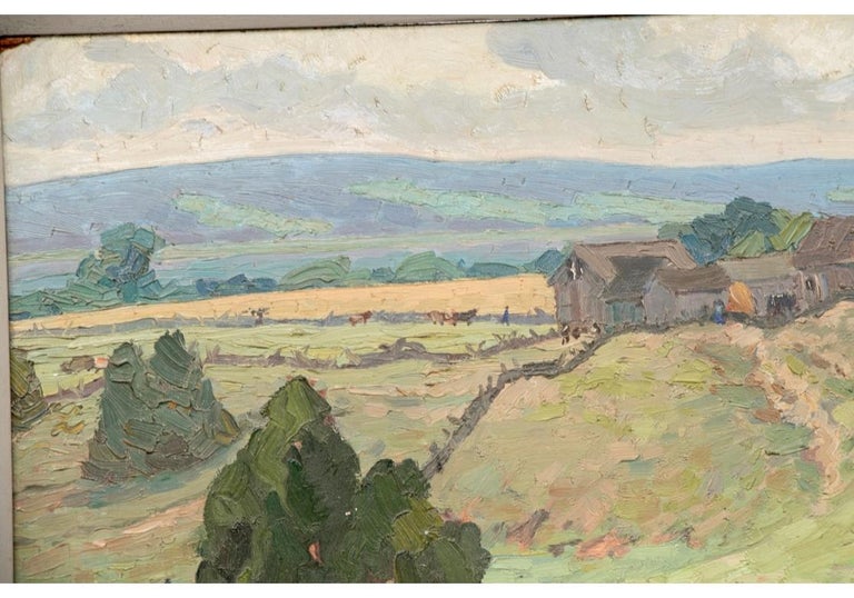William Alexander Drake 'Am., 1891-1979' Oil on Masonite, Country ...