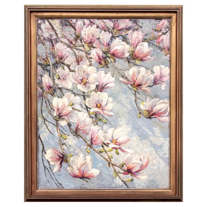 William Alexander Drake (Am., 1891-1979) Oil On Masonite, Magnolia Tree ...