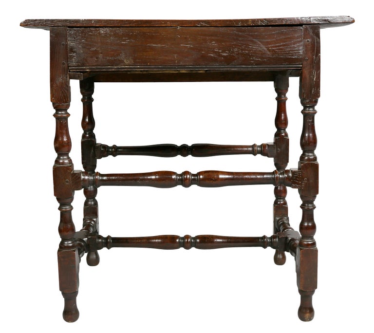 William and Mary Oak Tavern Table at 1stDibs
