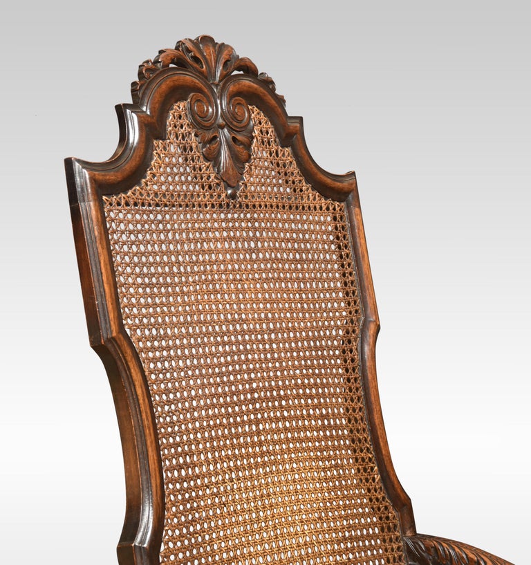 William and Mary Style High Back Armchair at 1stDibs