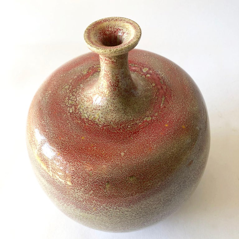 William and Polia Pillin California Studio Pottery Large Scale Vase at ...