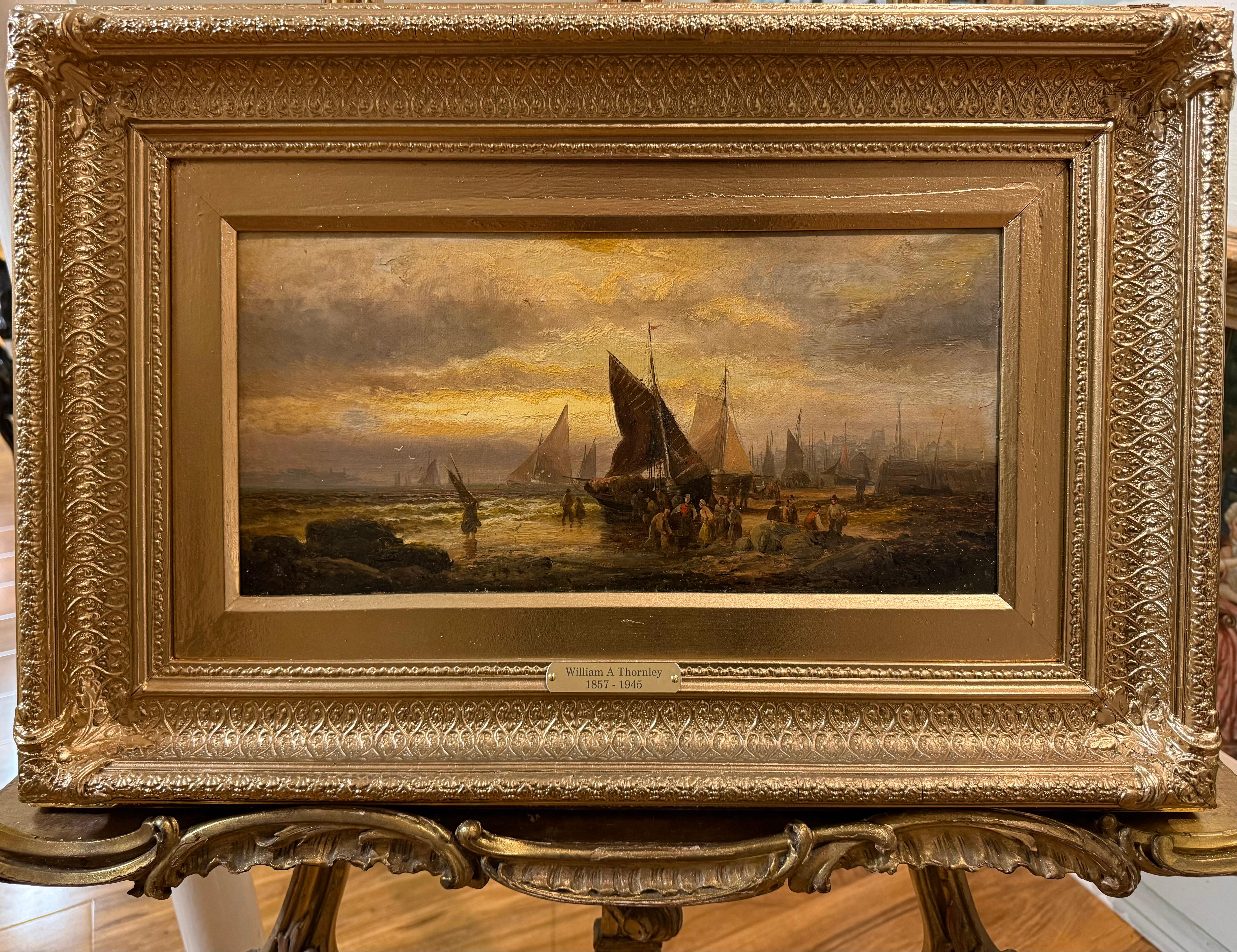 John Edward Bale - HUGE OIL PAINTING By MAJOR John E .Bale 19th Century ...