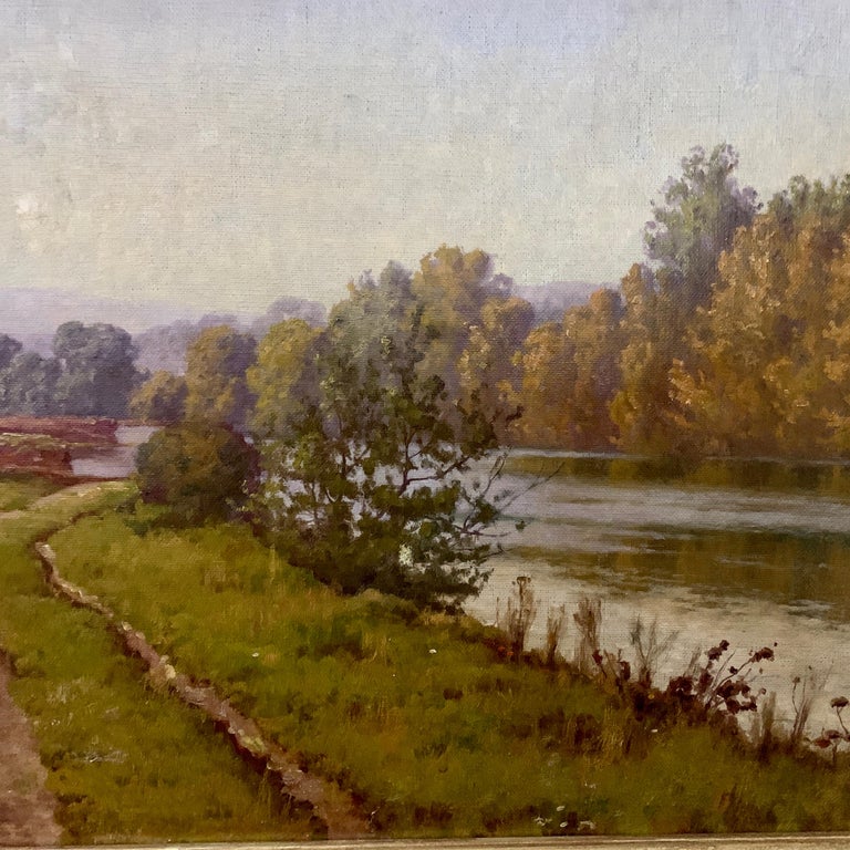 William Baptiste Baird - French 19th century Fall River landscape, with ...