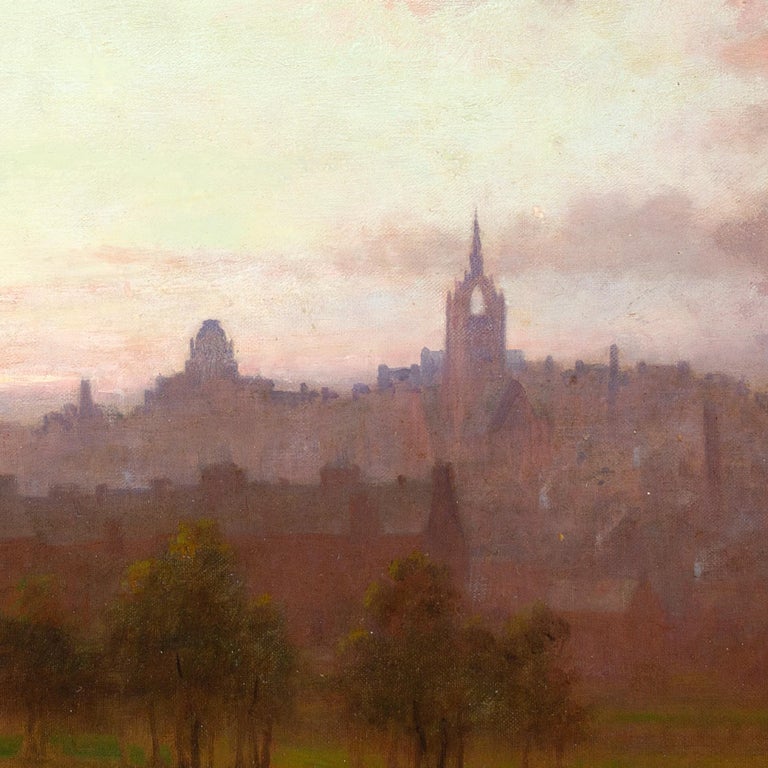 William Barr - William Barr, Dusk Over Paisley , Oil Painting For Sale ...