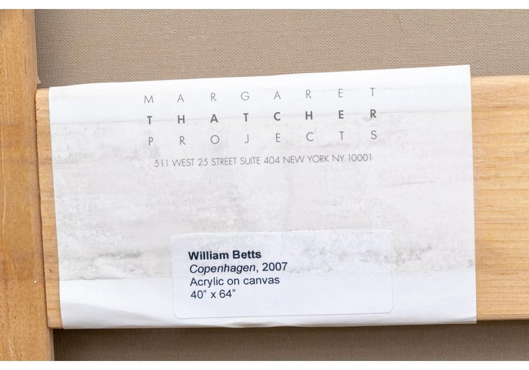 William Betts 'Am., 21st C.' Acrylic On Canvas, "Copenhagen" For Sale at 1stDibs