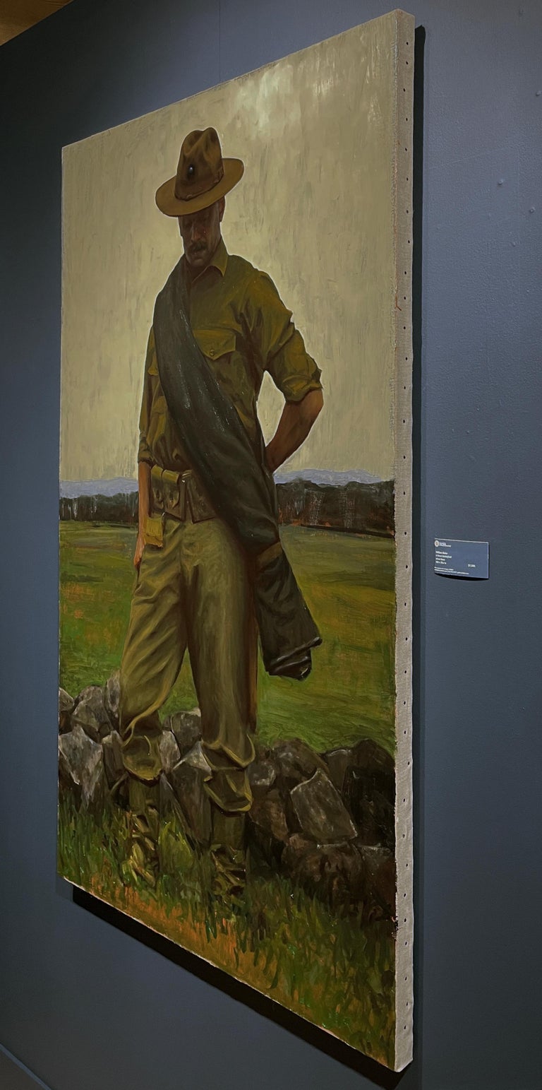 William Blake (b. 1991) - A Great Battlefield - A Lone Soldier Sanding ...
