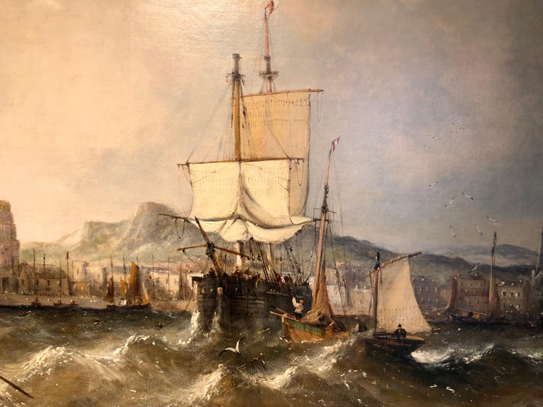 William Calcott Knell - Oil Painting Canvas by William Calcott Knell ...