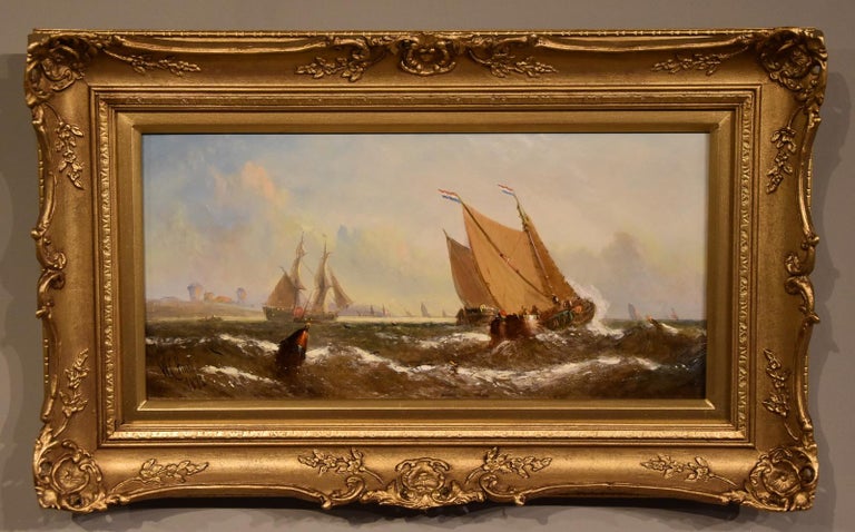 William Calcott Knell - Oil Painting Pair by William Calcott Knell ...
