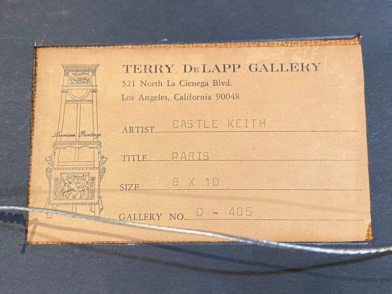 William Castle Keith, Paris Scene For Sale at 1stDibs