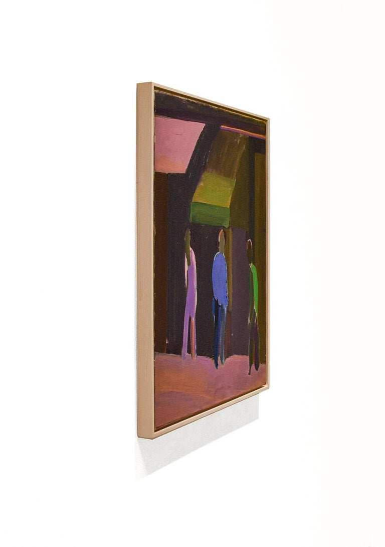 William Clutz - Street Awning: Abstracted Figurative New York Oil ...