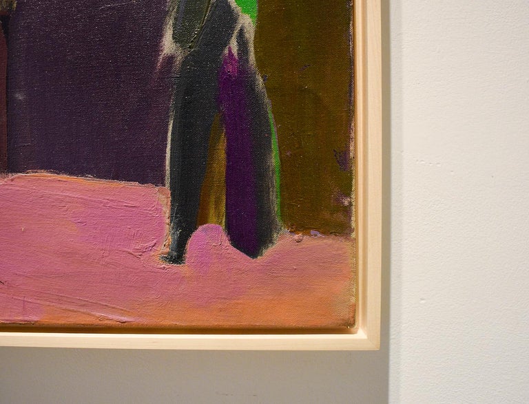 William Clutz - Street Awning: Abstracted Figurative New York Oil ...