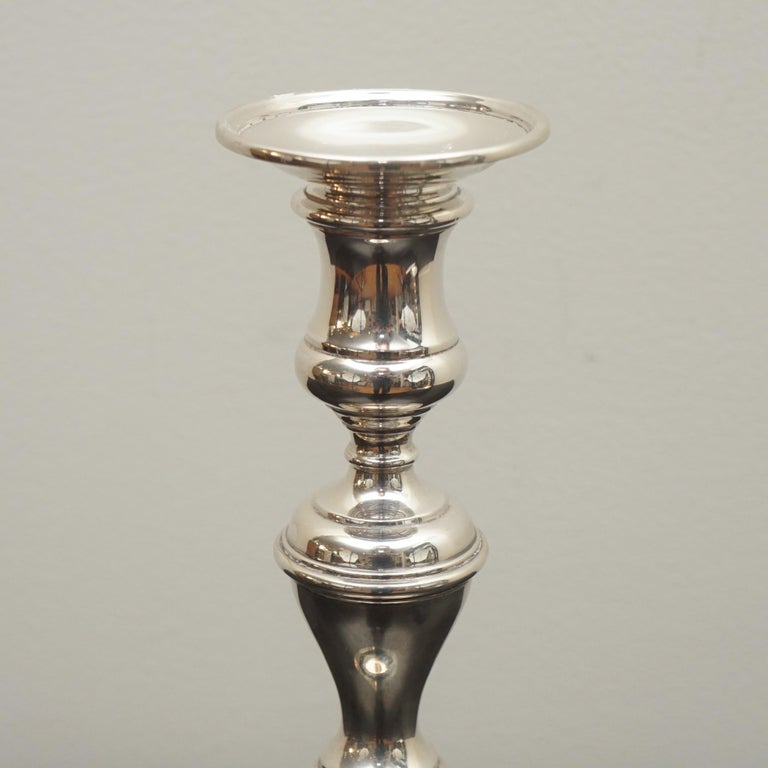 William Comyns and Sons Ltd. Silver Candlesticks For Sale at 1stDibs