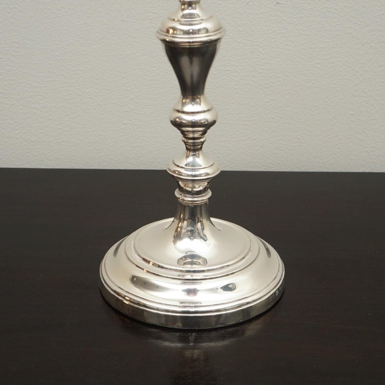 William Comyns and Sons Ltd. Silver Candlesticks For Sale at 1stDibs