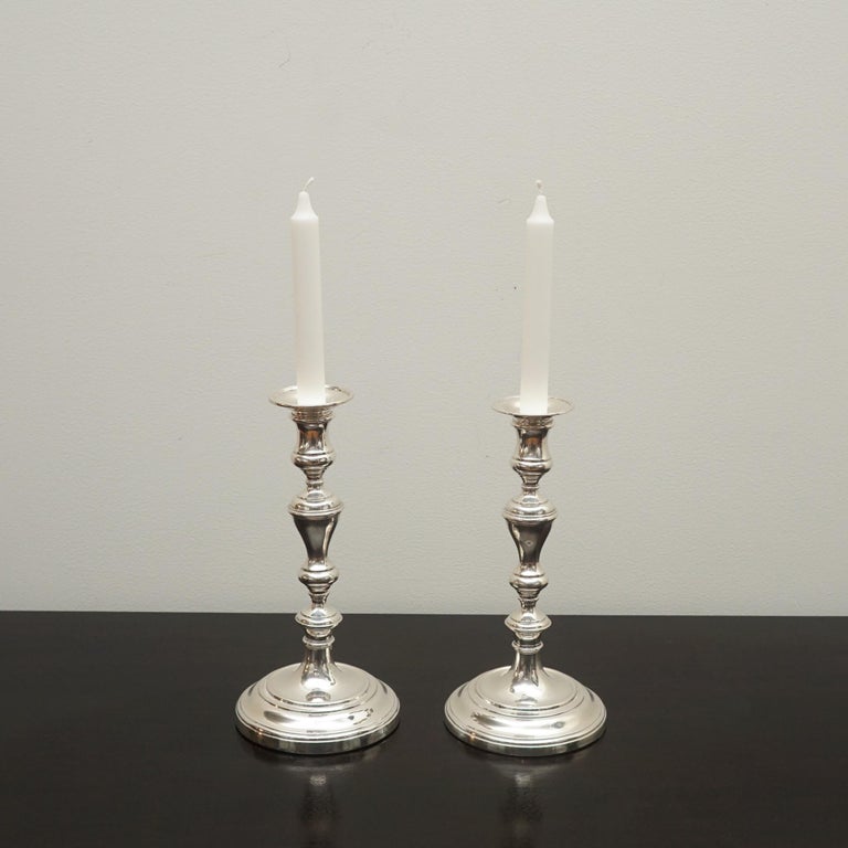 William Comyns and Sons Ltd. Silver Candlesticks For Sale at 1stDibs