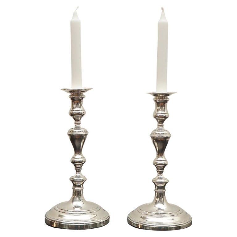 William Comyns and Sons Ltd. Silver Candlesticks For Sale at 1stDibs