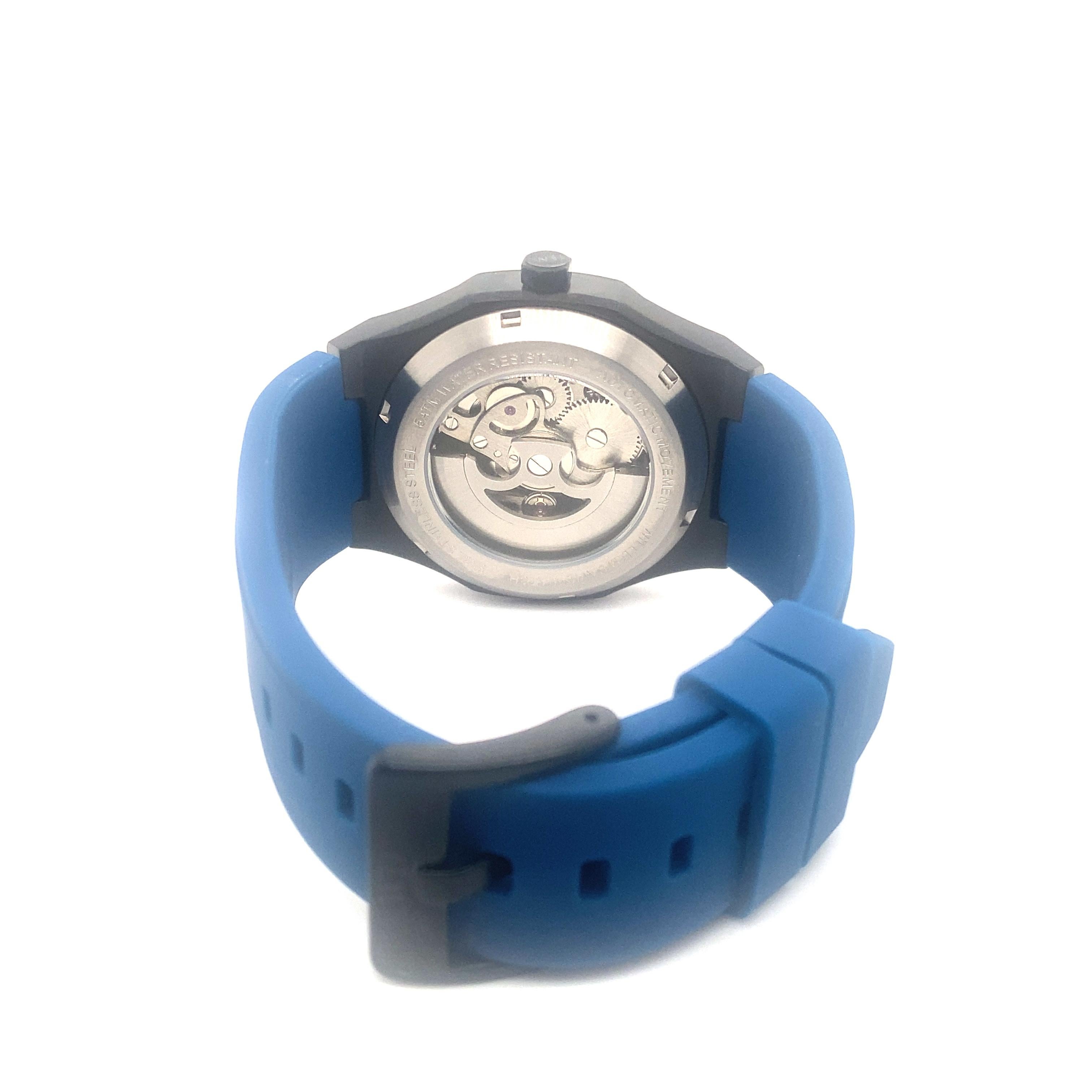 William David Serial Killer Ted Bundy Black Diamonds Black Steel Watch ...