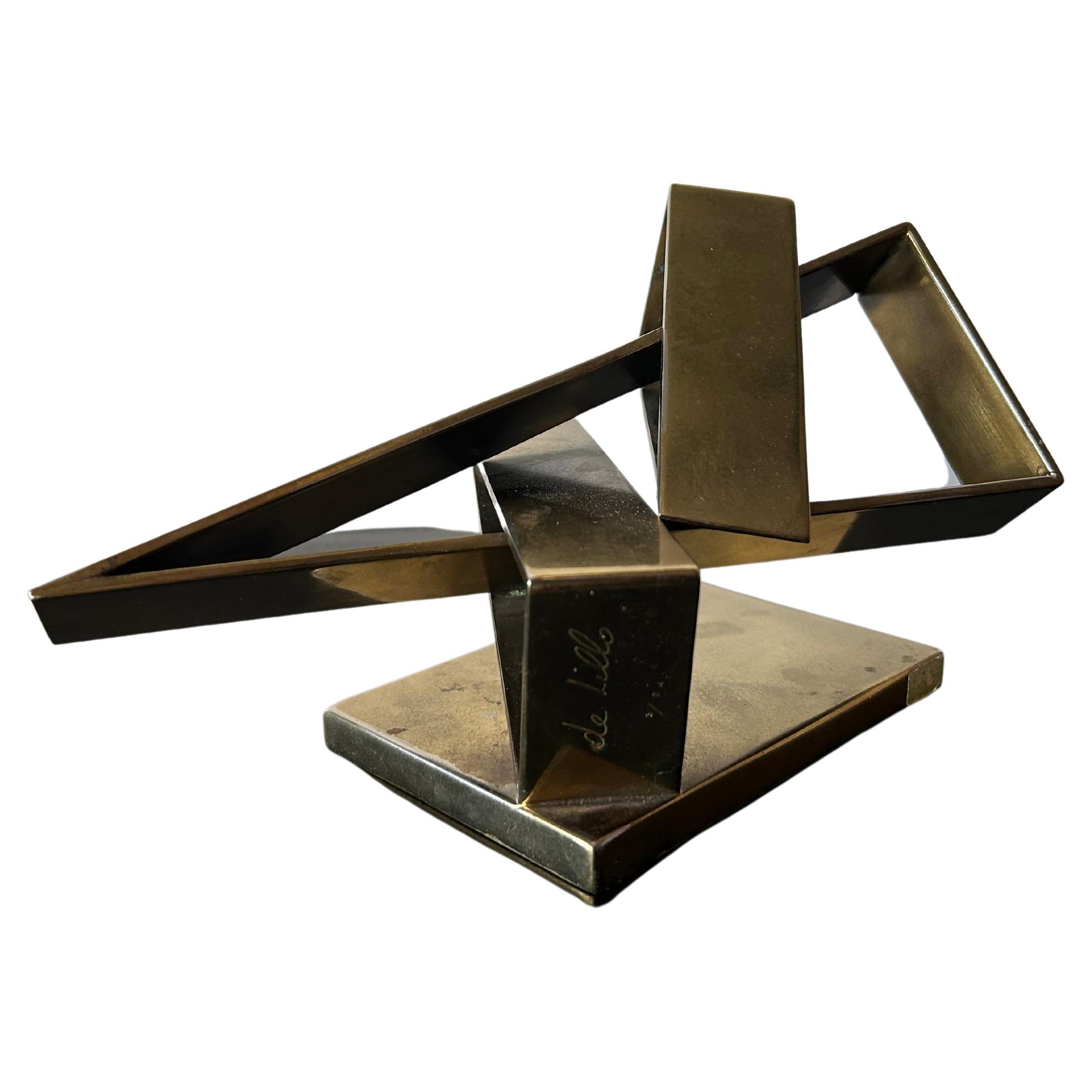 Gary Slater Abstract Polished Steel Sculpture For Sale at 1stDibs