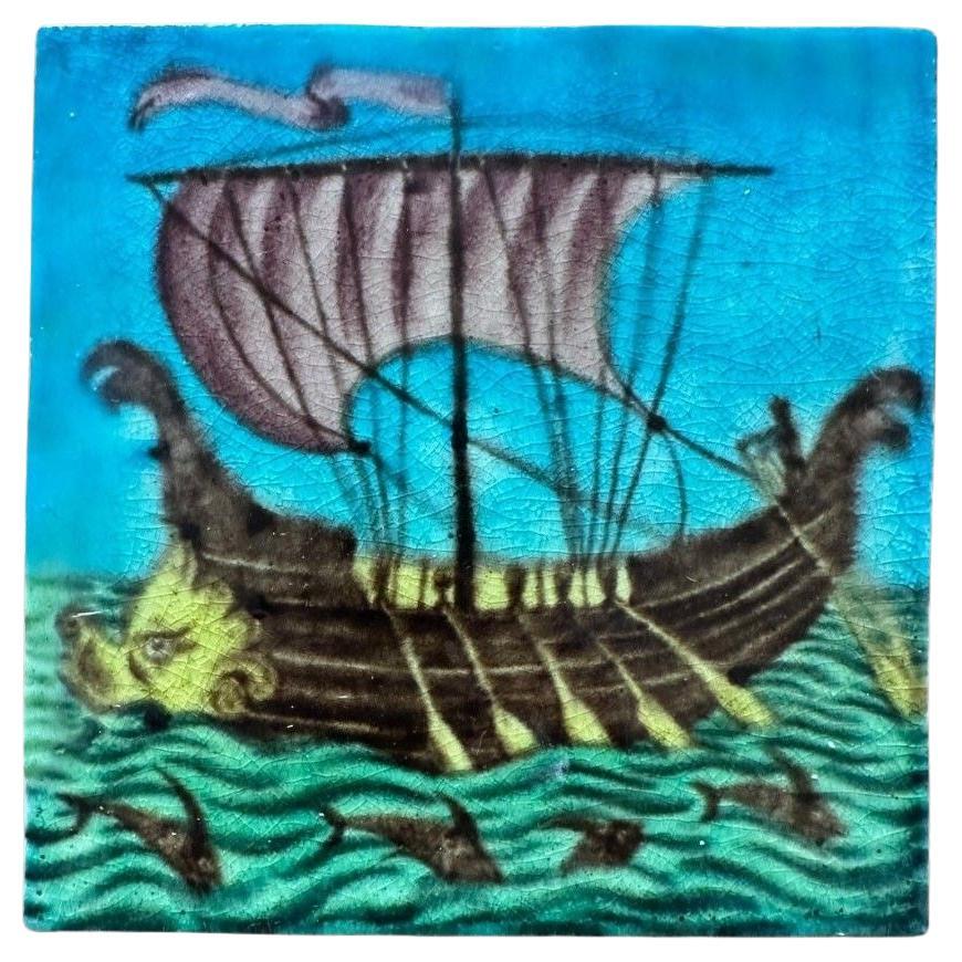 William de Morgan Tile For Sale at 1stDibs