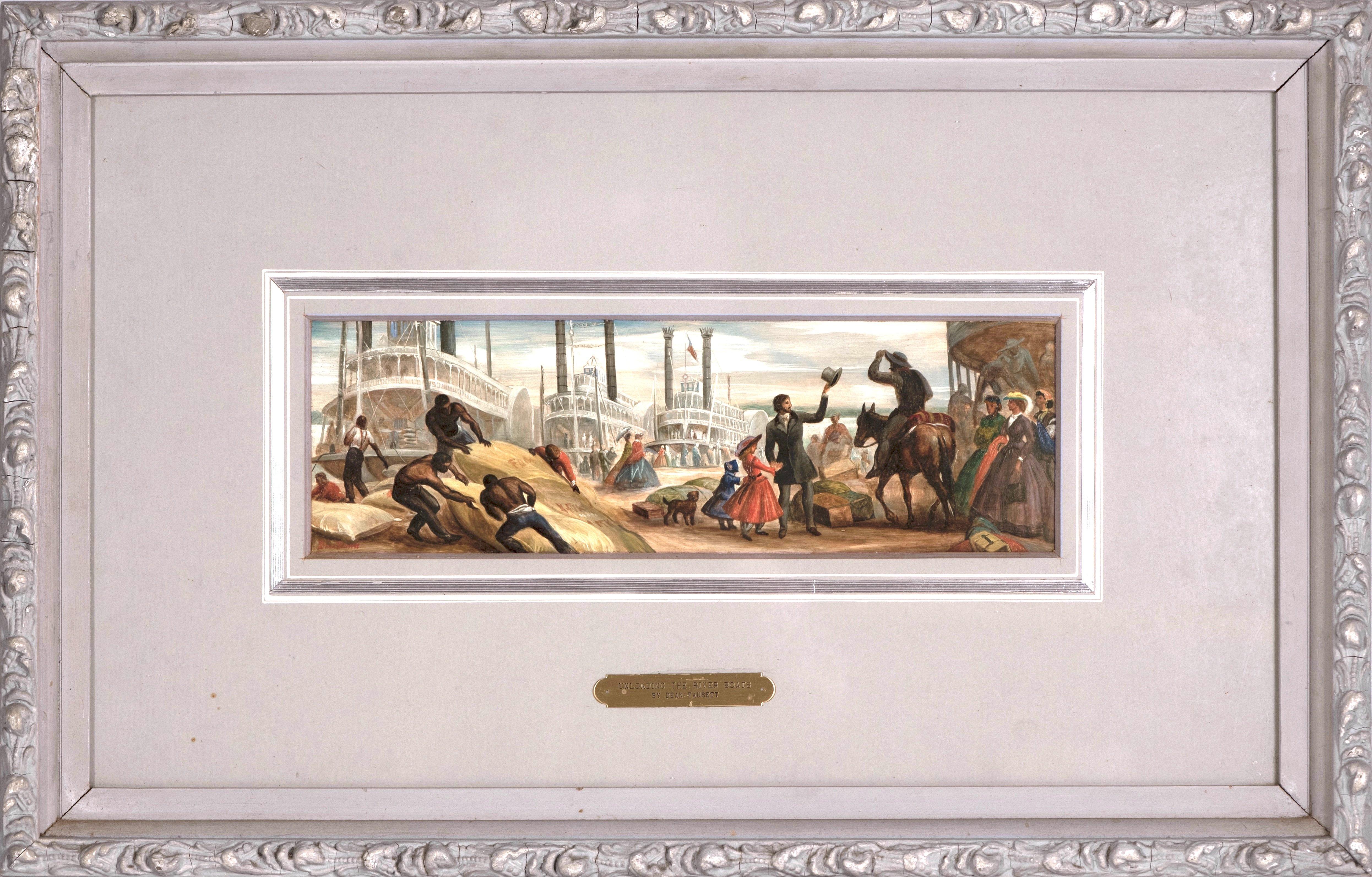 William Dean Fausett - "Unloading the River Boats" by Dean Fausett For ...