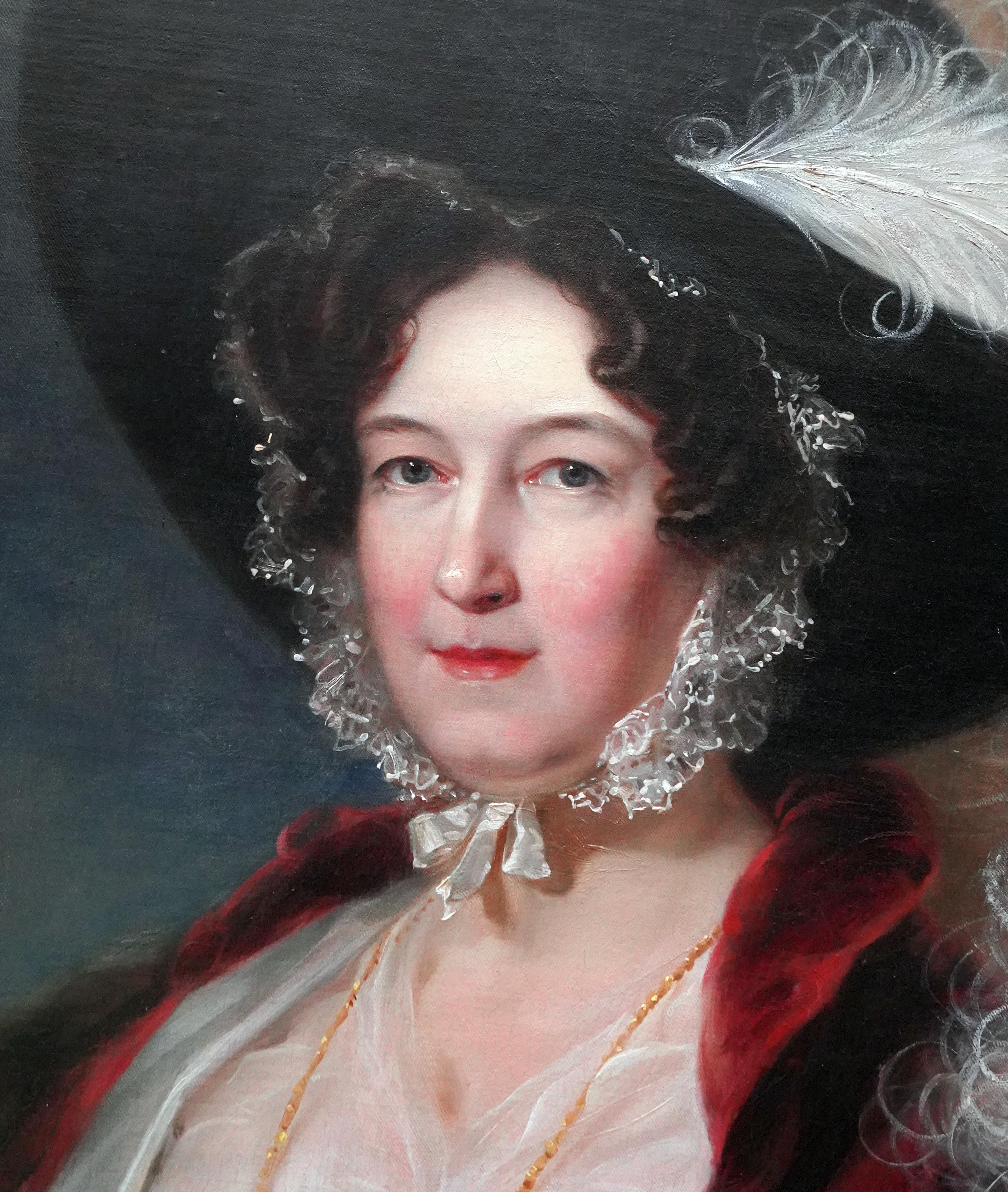 William Derby - Portrait of Lady Mary Burke, later Wife of Edward ...