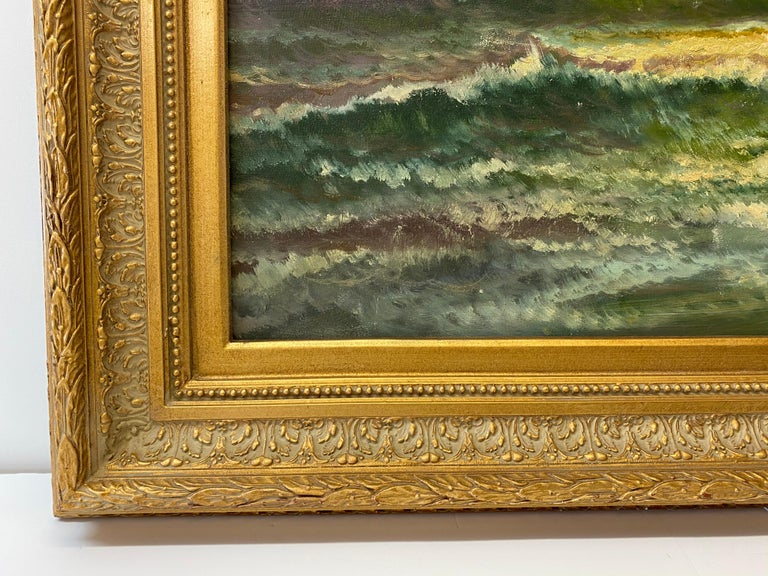 William DeShazo - William DeShazo Coastal Landscape Oil Painting C.1970 ...