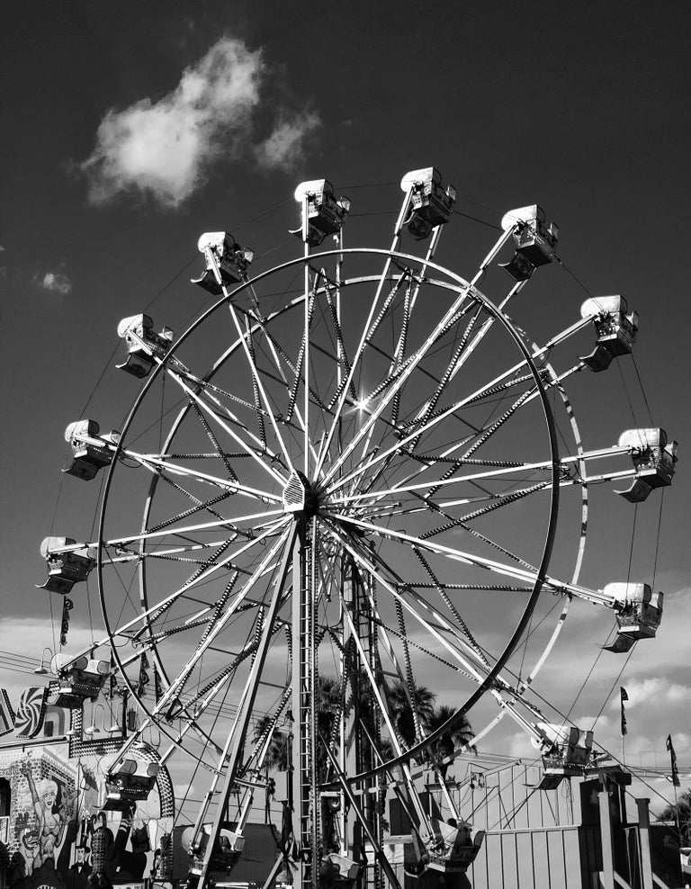William Dey - A WHEEL NAMED FERRIS Indio CA, Photograph, Archival Ink ...