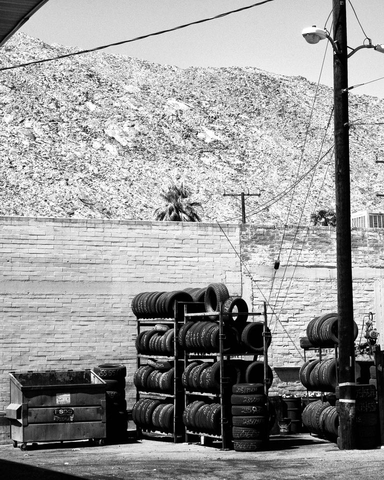 William Dey - IN THE LINE OF TIRES Palm Springs CA, Photograph ...