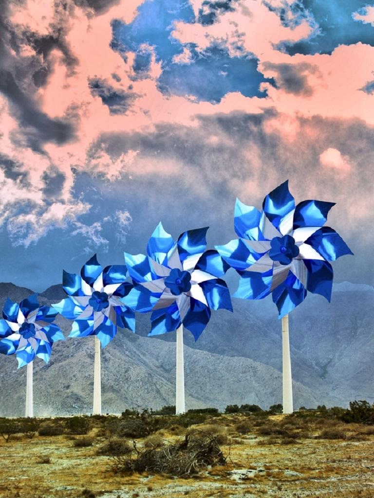 William Dey - PINWHEELS Palm Springs, Photograph, Archival Ink Jet For ...