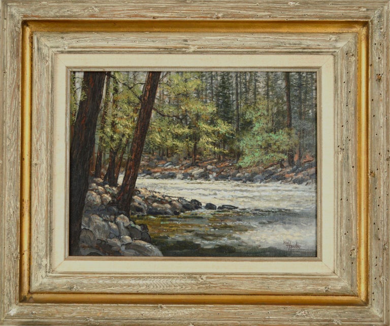 William E. Hamilton - Forest Stream Landscape at 1stDibs