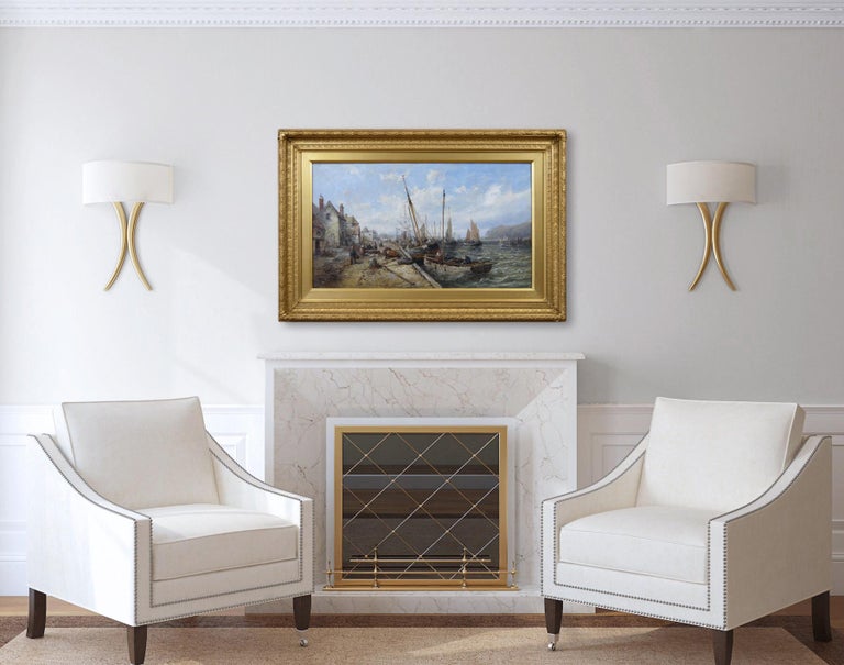 William Edward Webb - 19th Century seascape oil painting of Douglas ...