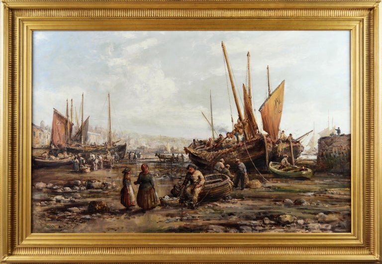William Edward Webb - 19th Century seascape oil painting of Penzance ...