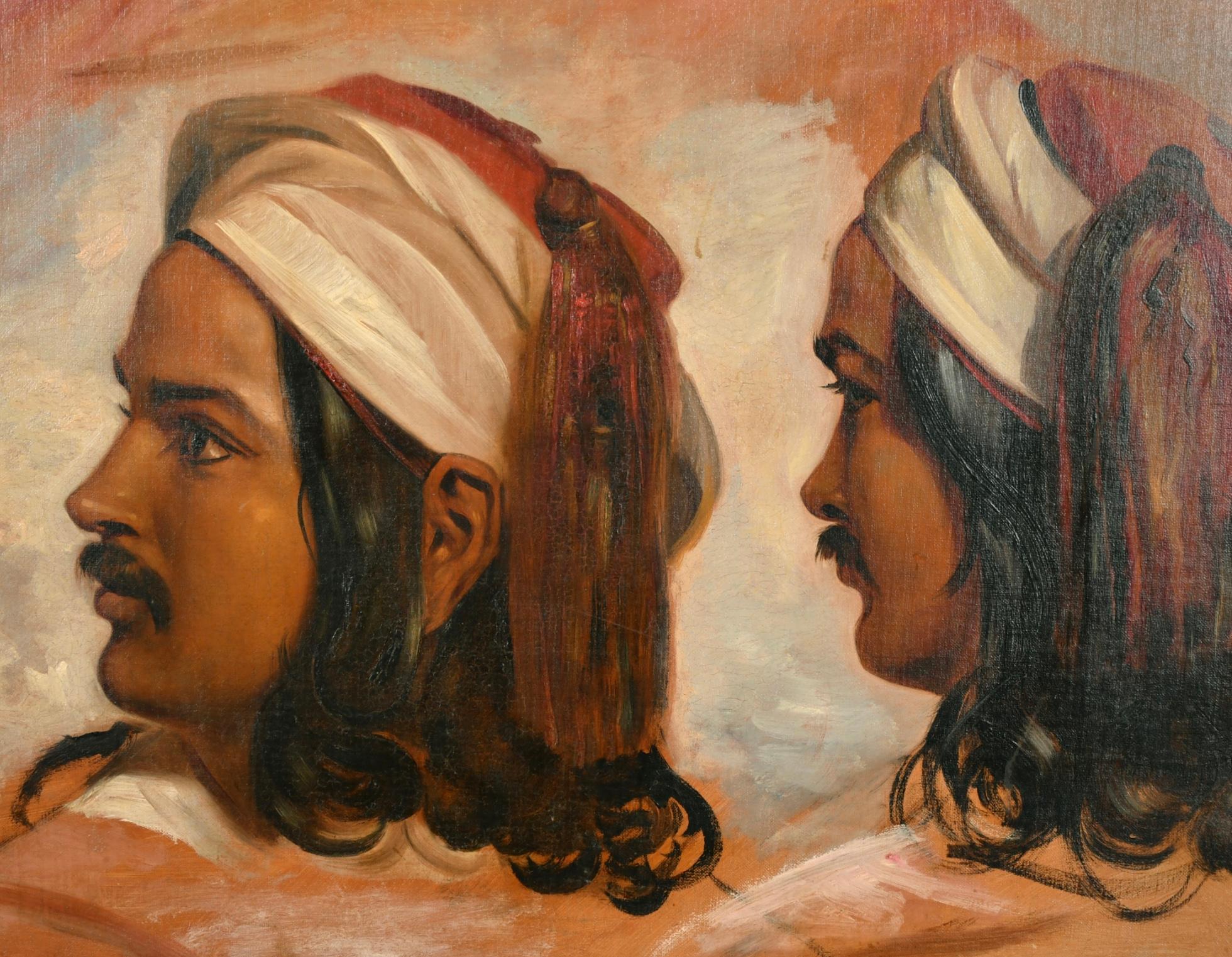 William Etty - Portrait studies of an Arab For Sale at 1stDibs