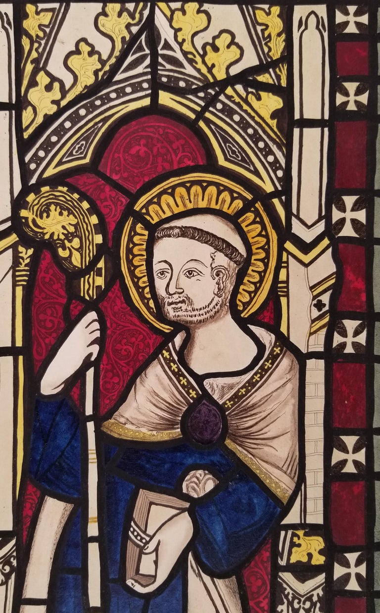 William Fowler Engraving after Stained Glass in the House of Rev. De ...