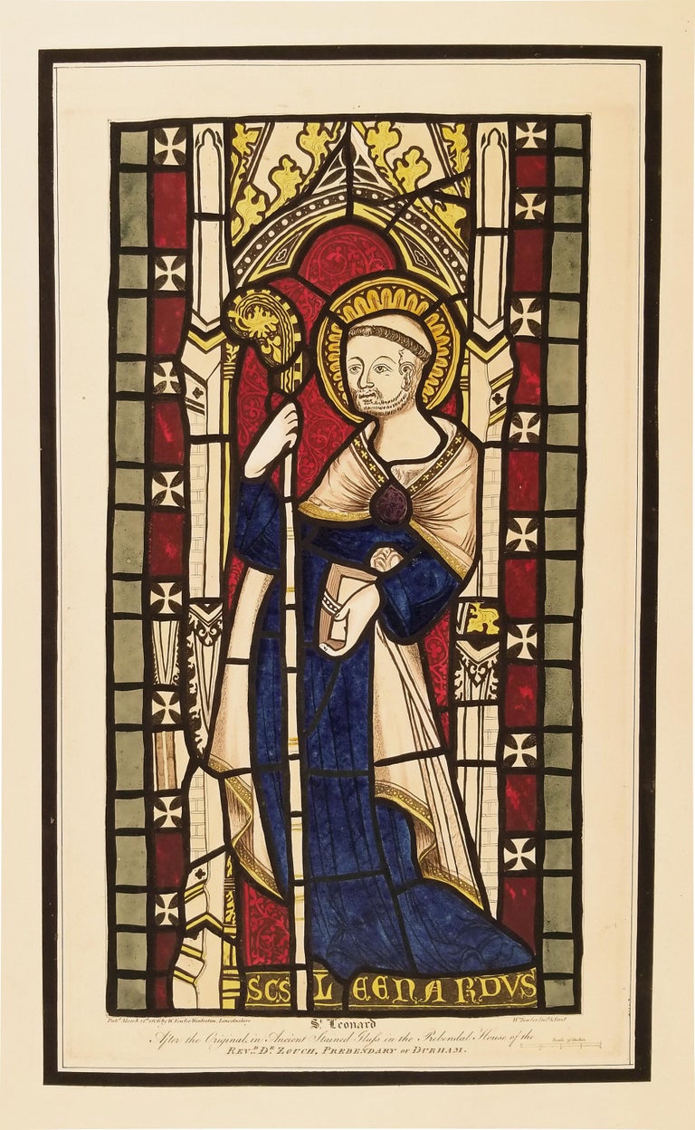 William Fowler Engraving after Stained Glass in the House of Rev. De ...