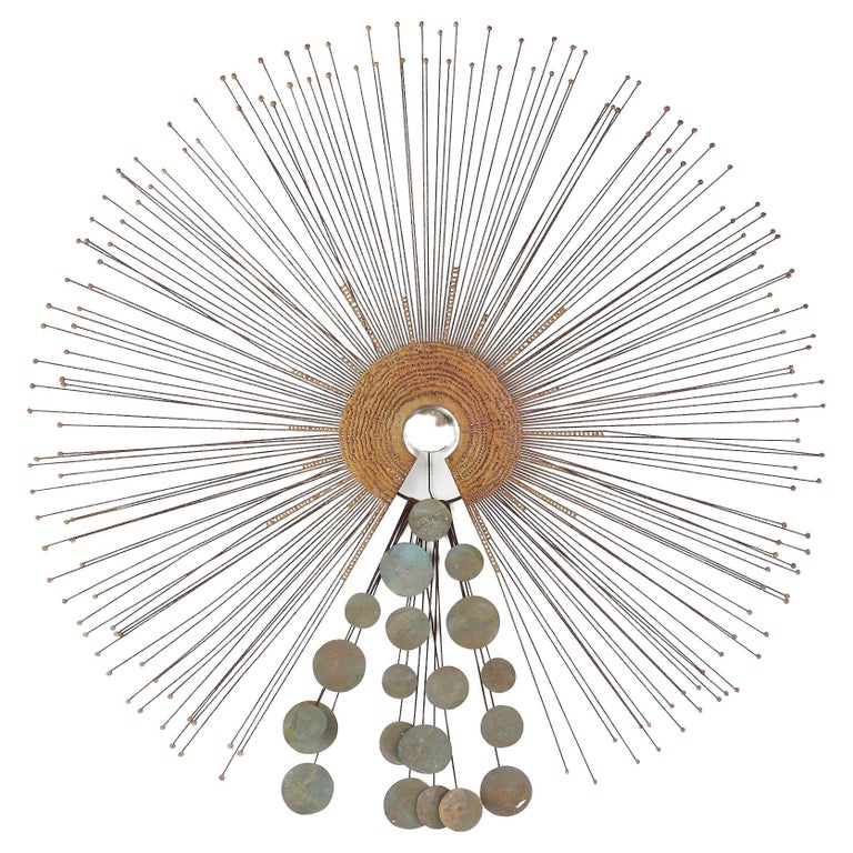 William Friedle Brutalist Mid Century Starburst Wall Art For Sale at ...