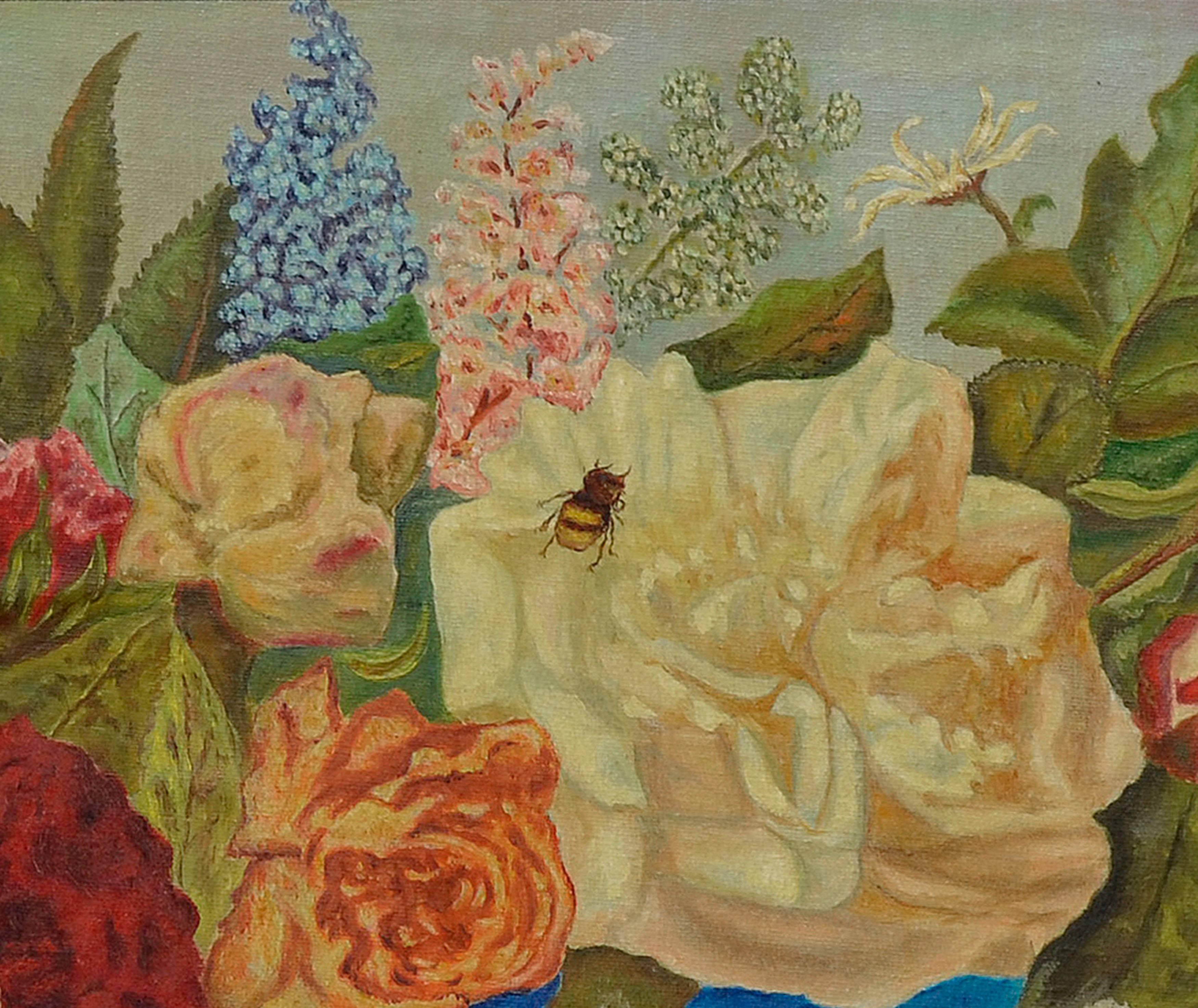 William G. Clegg - Still Life with Bird, Butterfly and Bumblebee at ...