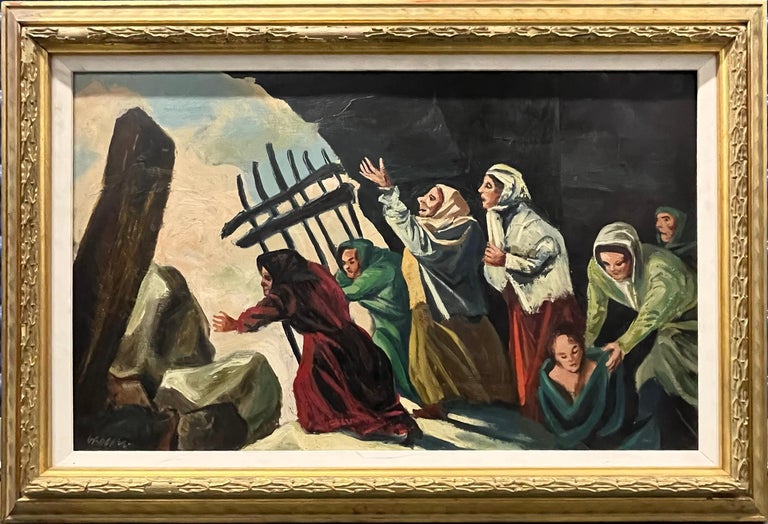 William Gropper - Out of Darkness Mid 20th Century WWII WPA American ...