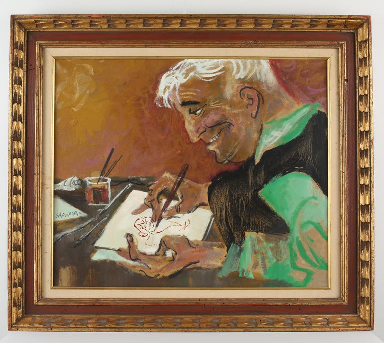 William Gropper - Self Portrait Mid 20th Century Social Realism Modern Contemporary American ...