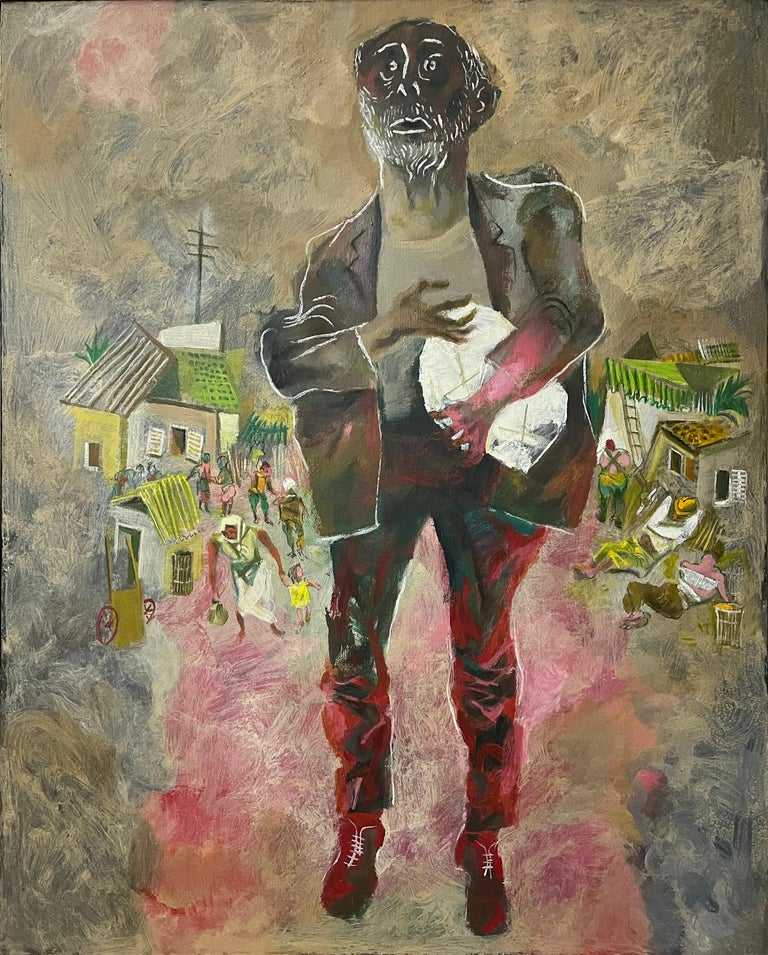 William Gropper - "Stranger in Paradise" Mid 20th Century Social ...